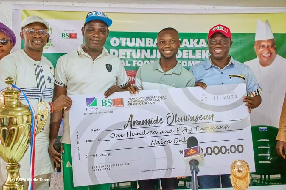 Rep Bamidele Salam Unveils Isiaka Adeleke Memorial Football Competition Logo - AmiLoaded News